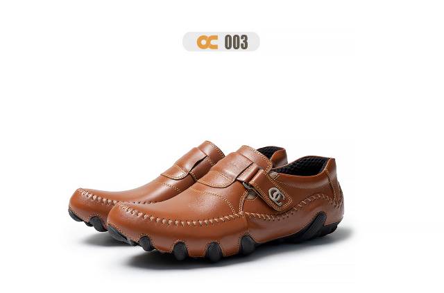 Jual Sepatu Pria Kulit Asli OC 003 Odon Cibaduyut Pantofel Casual Hitam ...