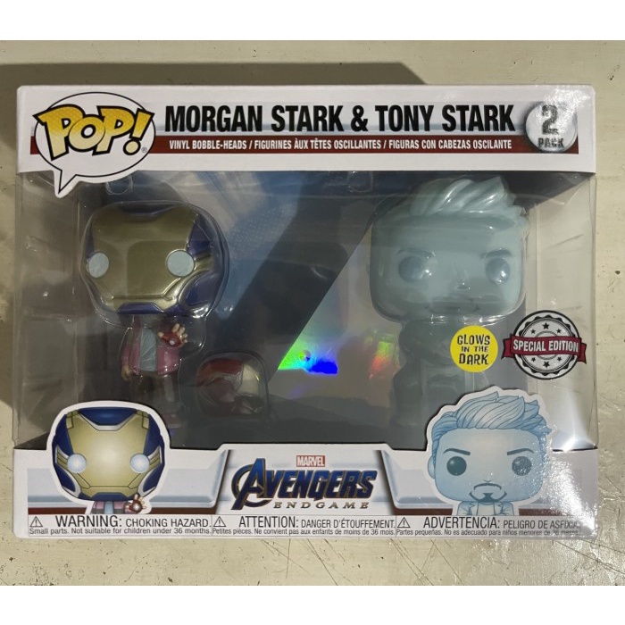 Jual Funko POP! Marvel: AVENGERS Endgame - Morgan Stark & Tony Stark 2 ...