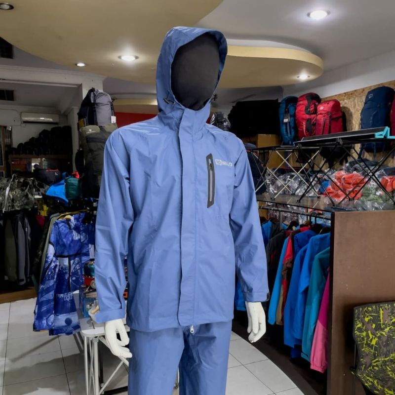 Jual Jas Hujan Raincot Wild Outdoor Original Waterproof Bahan Taslan ...