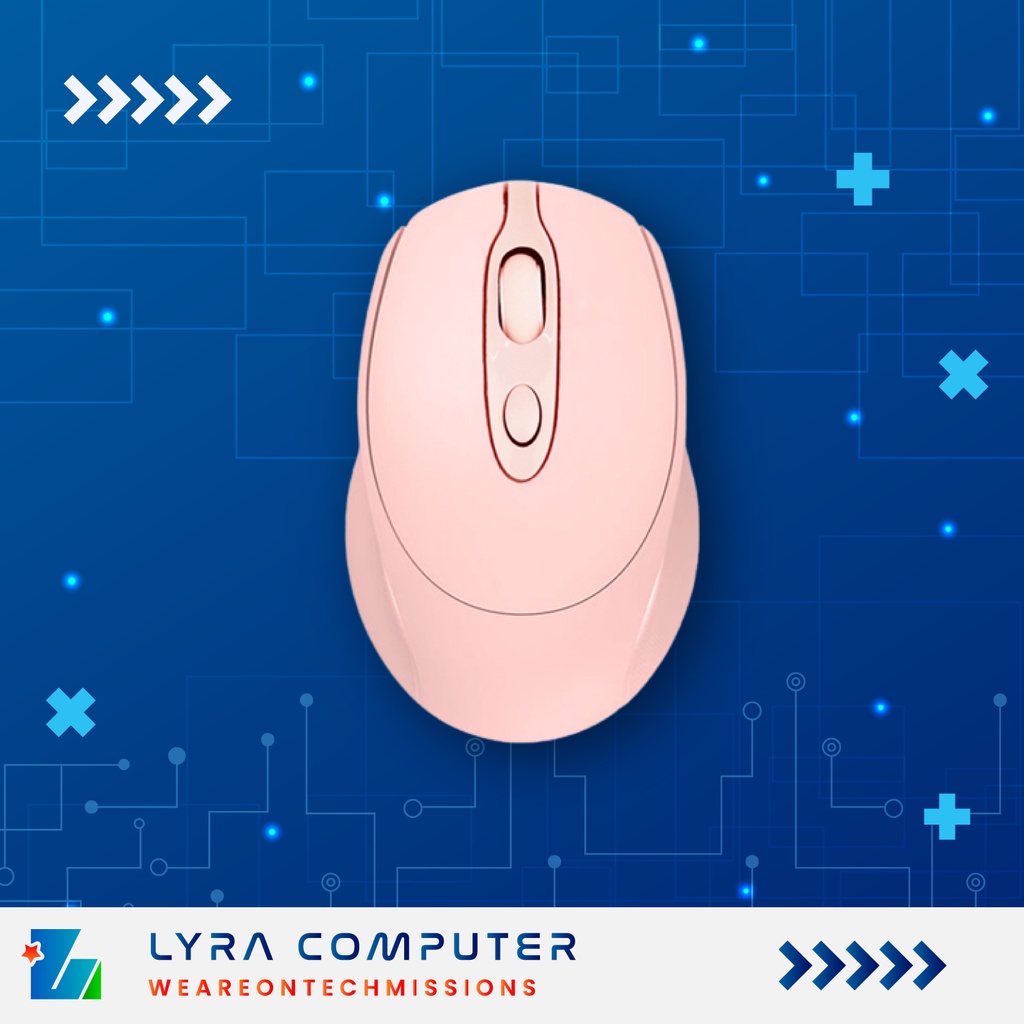 Jual MOFII MOUSE WIRELESS MUTE BUTTON PINK MACARON COLORS | Shopee ...