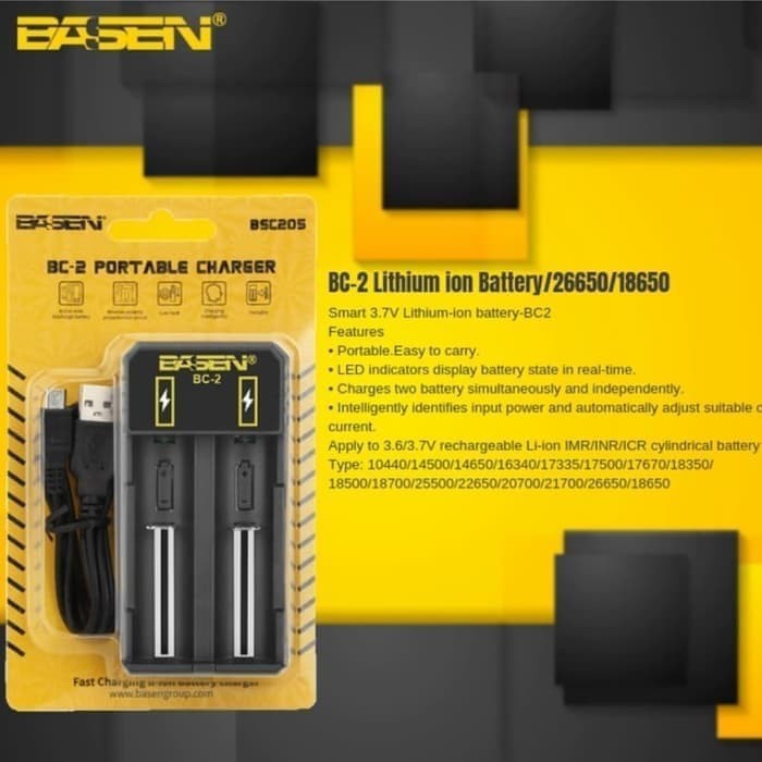 Jual AUTHENTIC CHARGER BATERAI VAPE BASEN BC2 BC 2 SLOT BATRE BATTERY ...