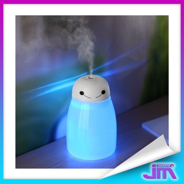 Jual Baymax Mini LED RGB Humidifier USB 400ml - Blue | Shopee Indonesia