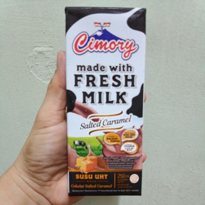 Jual Cimory Susu UHT 250ml Salted Caramel | Shopee Indonesia
