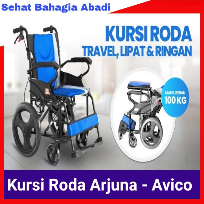 Jual Kursi roda travel / Kursi roda/ kursi roda Arjuna Avico / Kursi ...