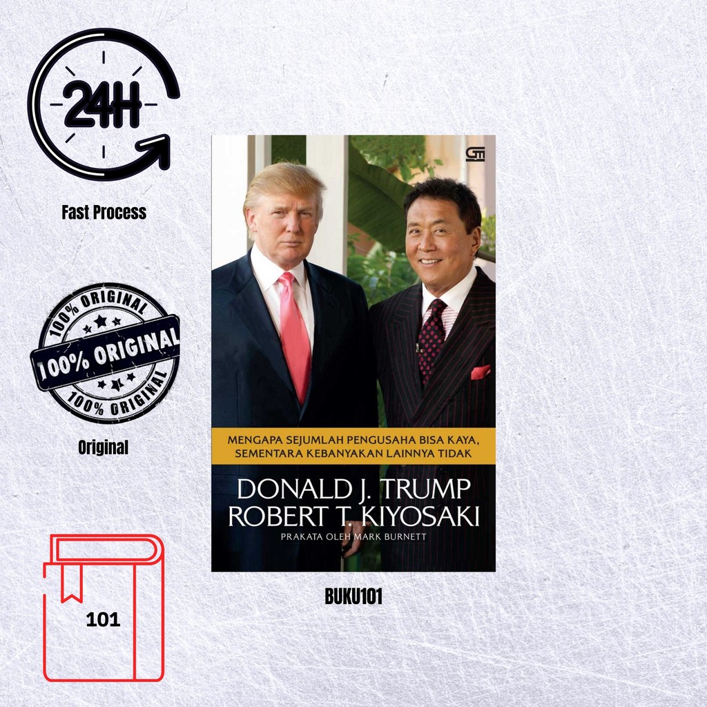 Jual Midas Touch Donald Trump And Robert Kiyosaki Shopee Indonesia