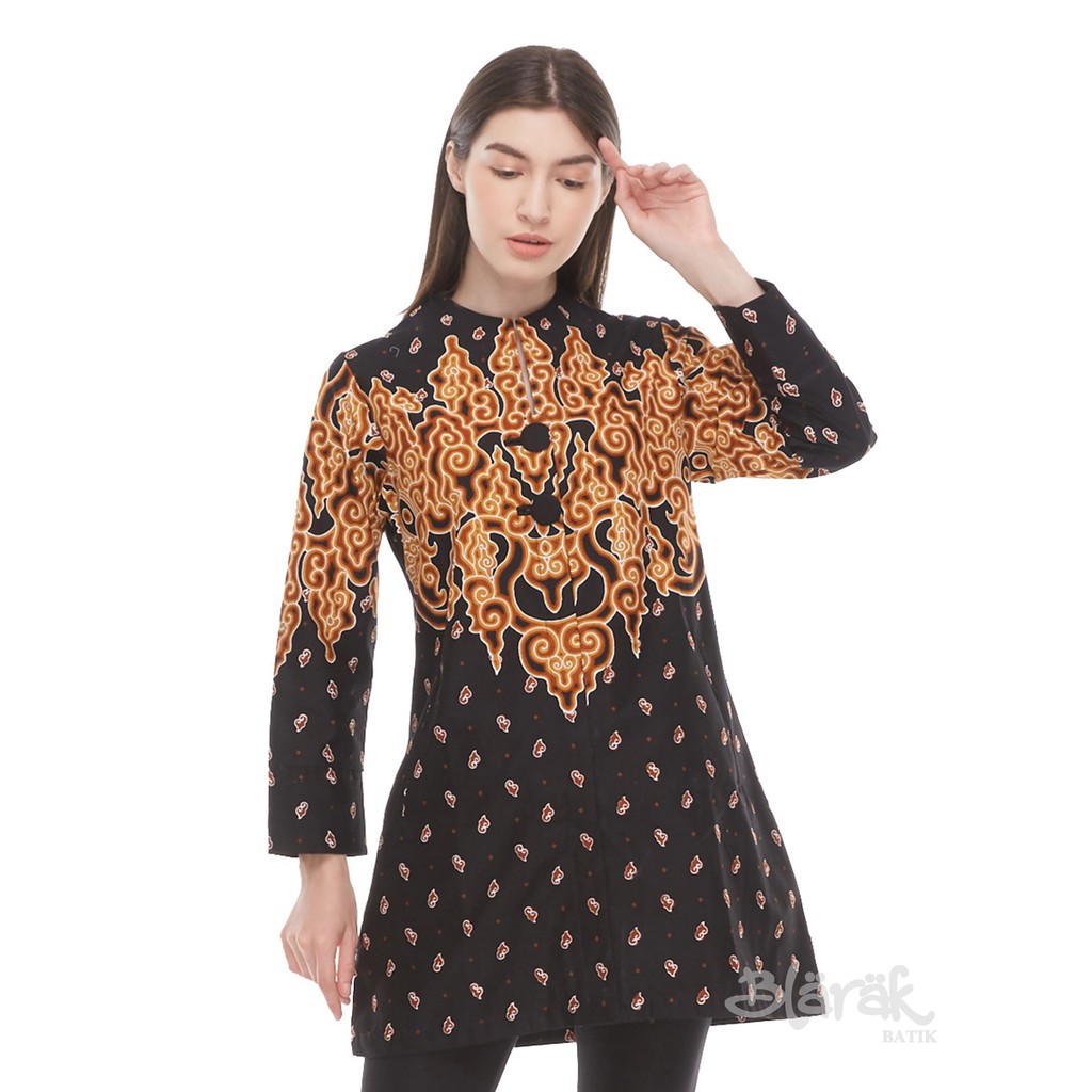 Jual BLARAK - Tunik Mega Moksa Cokelat | Shopee Indonesia