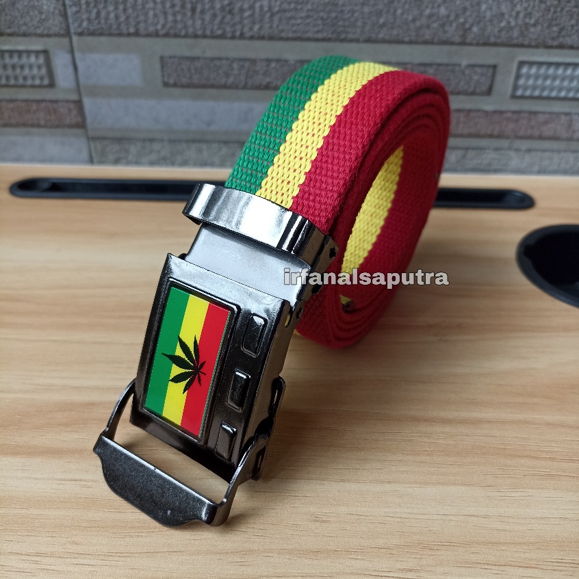 Jual Ikat Pinggang Pria RASTA Sabuk Gesper Jepit Reage Men Belt S049 ...