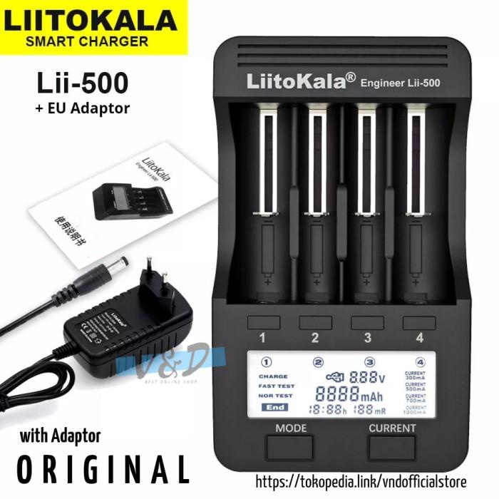 Jual Liitokala Lii-500 Battery Charger Li Ion Nimh Original | Shopee ...