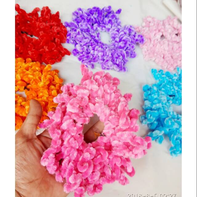 Jual Ikat rambut ubur 36h cendol isi 6 pcs ubur kecil | Shopee Indonesia