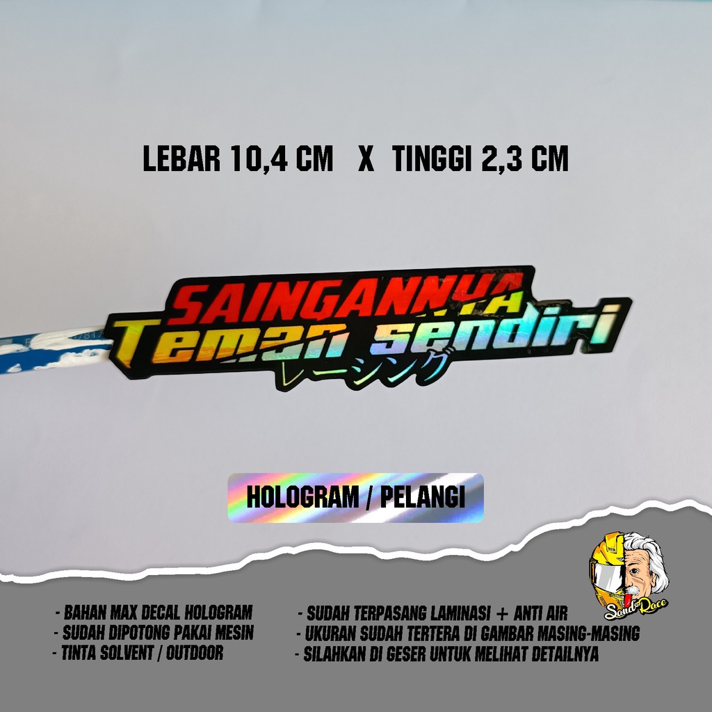 Jual sticker kata kata / sticker hitz / sticker viral / sticker bengkel ...