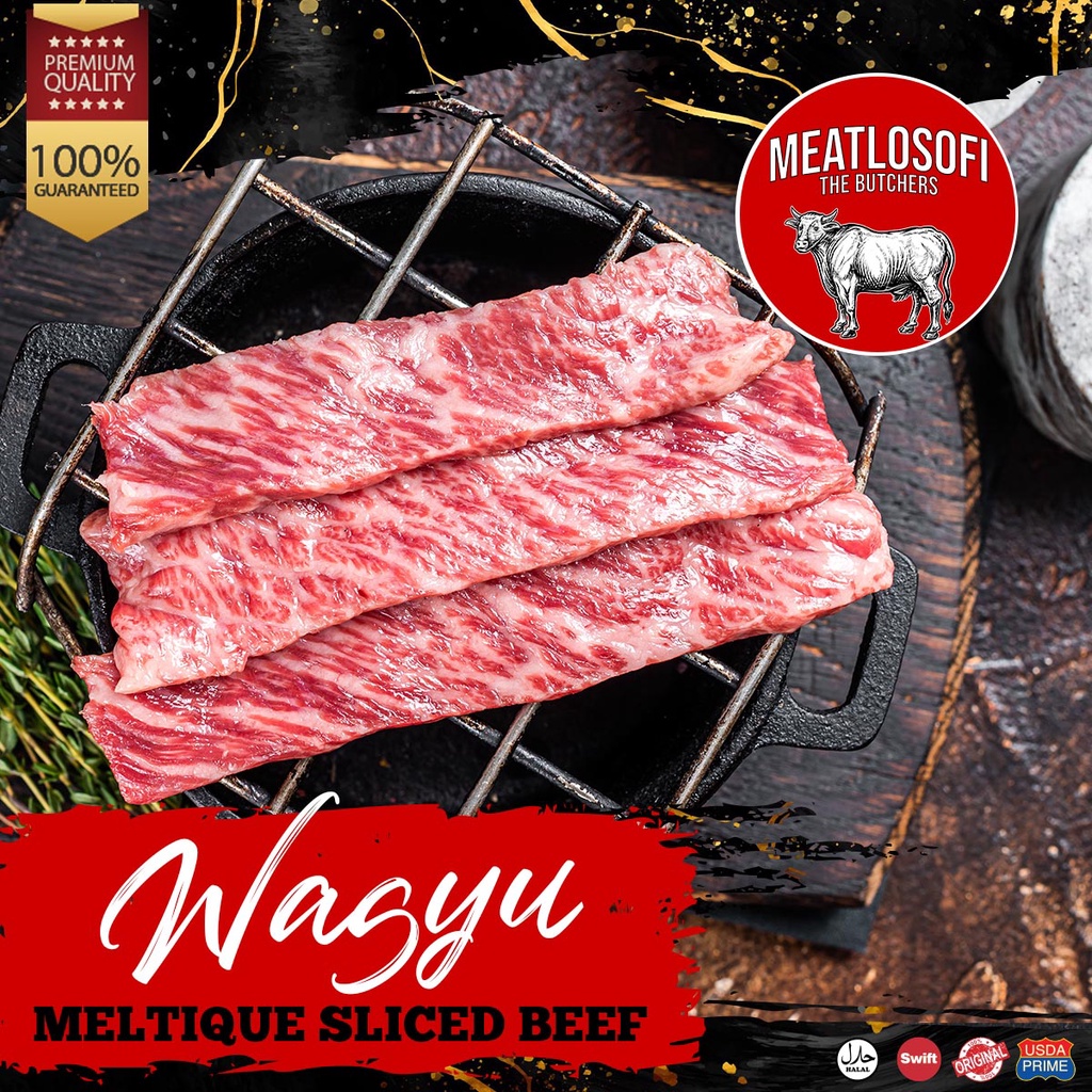 Jual Daging Slice Wagyu Beef Meltic Premium 250gr | Shopee Indonesia
