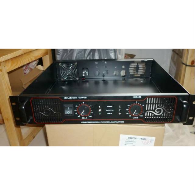 Jual BOX POWER AMPLIFIER 2U BLACK OPS GB-01 FREE KNOP 2 DAN PCB PANEL DEPAN | Shopee Indonesia