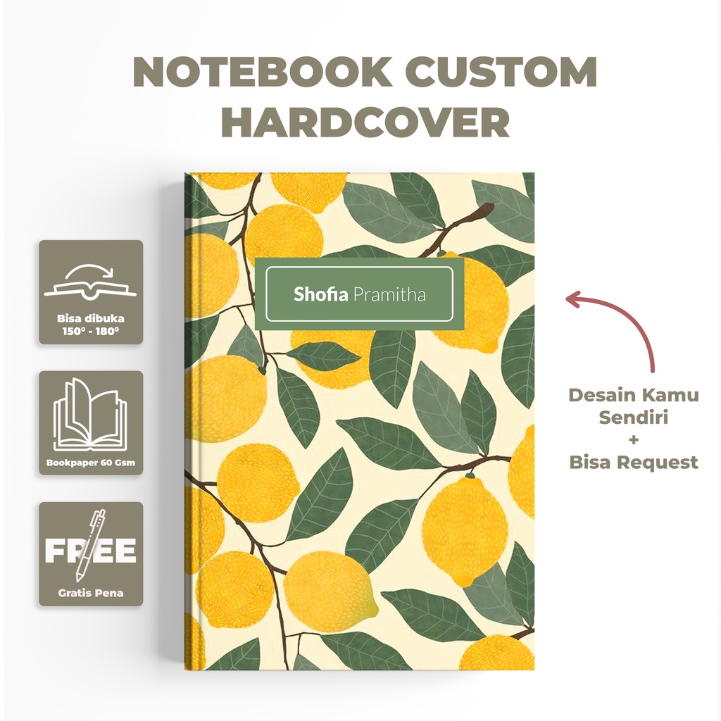 Jual NOTEBOOK CUSTOM PATERN / Custom Notebook Hardcover / NOTEBOOK UNIK ...