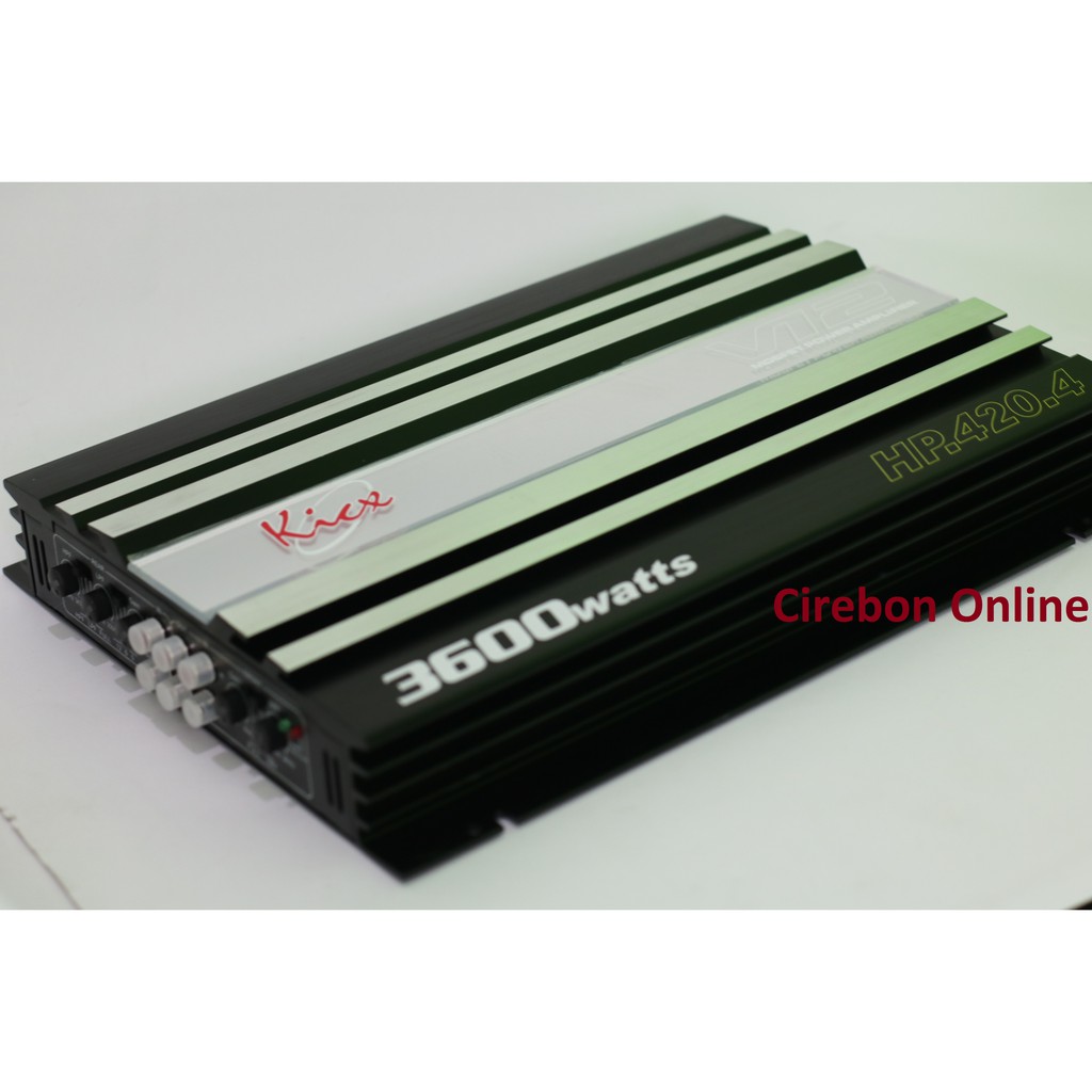 Jual Power Kick 4 Hp.420.4 (BUKAN 320.4) 3600 Watt MURNI / Power Amplifier / Audio Mobil ...