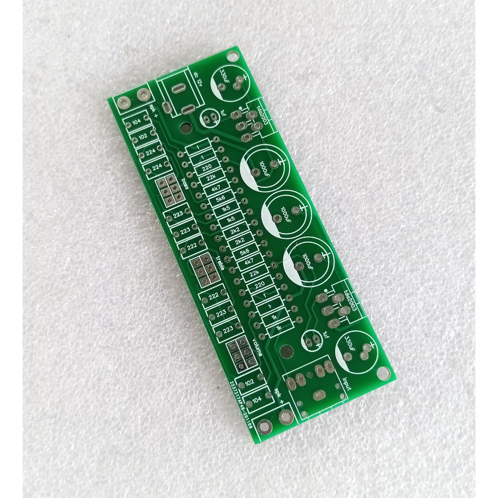 Jual PCB Power Amplifier Stereo 10W Plus Tone control TDA2003 | Shopee Indonesia