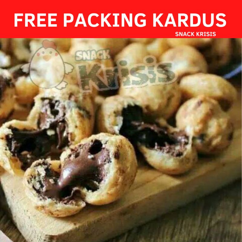 Jual 1/2 kilo | 500 gram soes sus coklat lumer dan sus coklat crown ...
