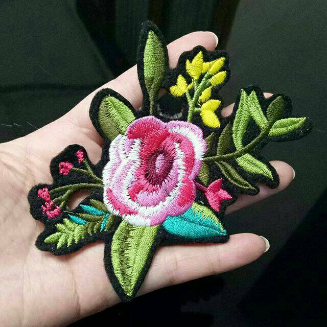 Jual Patch bunga/patch iron/patch bordir /stiker bordir | Shopee Indonesia