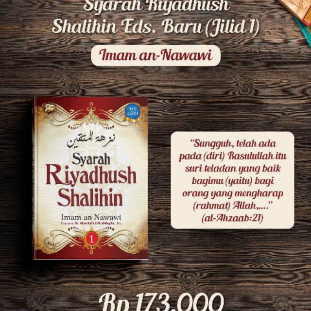 Jual Syarah Riyadhus Shalihin Satuan Imam An Nawawi Buku Buku Islam Buku Islami Buku Bacaan ...