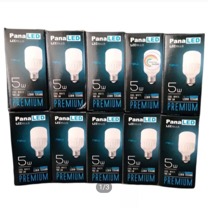 Jual Paket 10 PCS PANALED Premium lampu LED CAPSULE 5 WATT | Shopee Indonesia