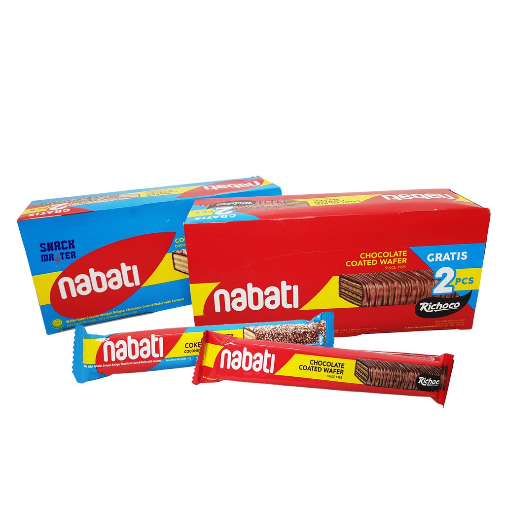 Jual Nabati Coated Wafer Nabati Chocolate coated wafer nabati wafer ...