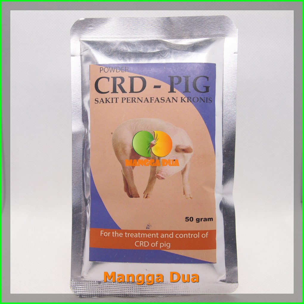 Jual CRD Pig Powder 50 Gram Original - Mengatasi Sakit Pernapasan ...