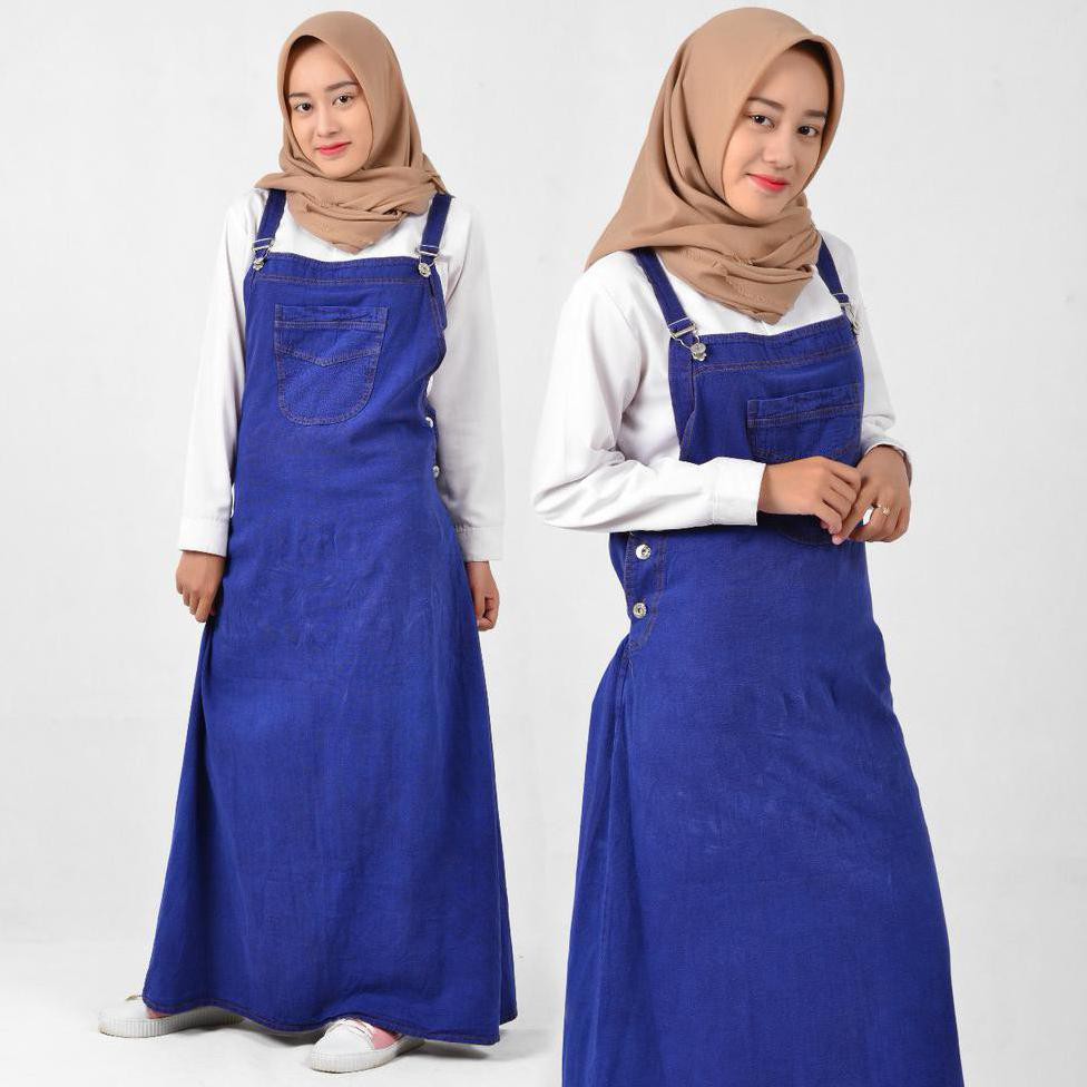 Jual Rok overal Jumbo Playsuit Jumpsuit Baju overall Wanita jeans ...