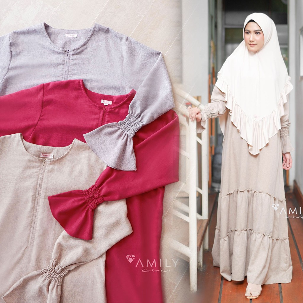 Jual Zee Dress By Amily (2 Pilihan Warna) | Shopee Indonesia