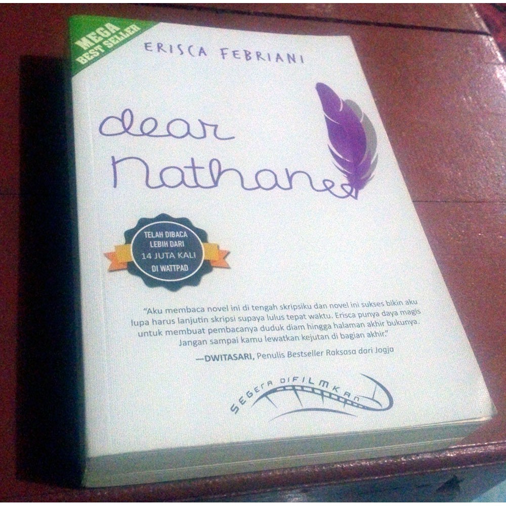 Jual Original Dear Nathan karya Erisca Febriani | Shopee Indonesia
