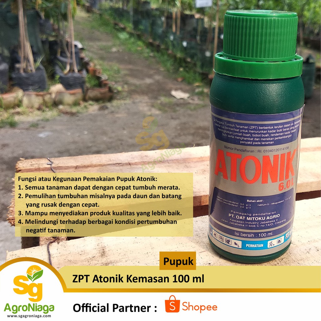 Jual Pupuk ZPT Atonik Kemasan 100 ml | Shopee Indonesia