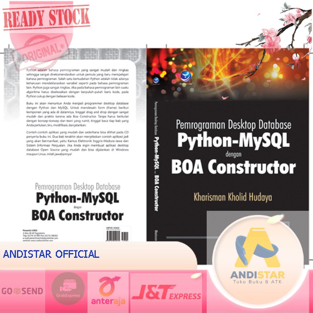 Jual Pemrograman Desktop Database Python-MySQL Dengan BOA Constructor+cd | Shopee Indonesia