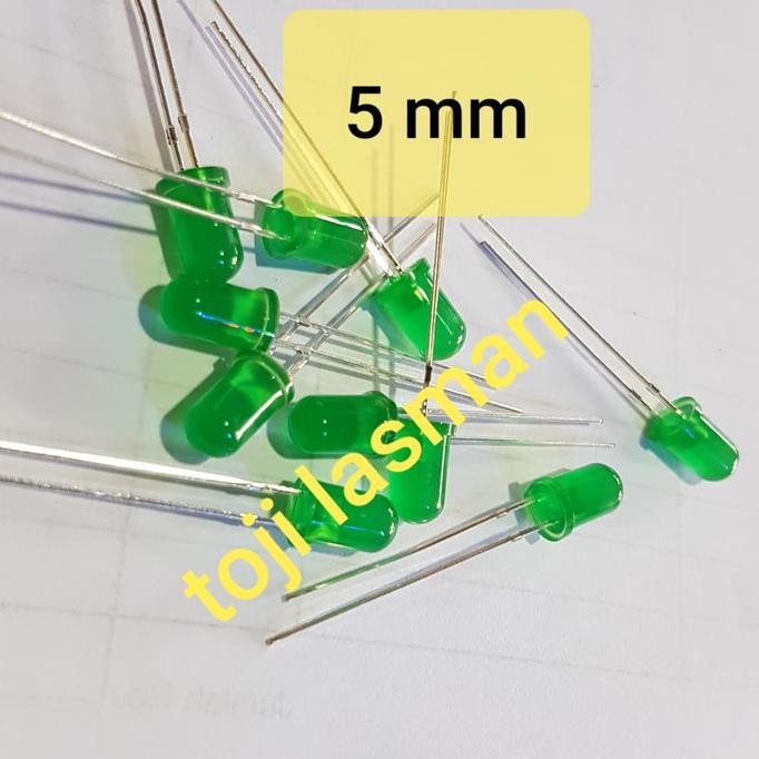 Jual Lampu Led 5Mm 5 Mm Hijau Praktek Led Pilot Indikator 3V F5 Green | Shopee Indonesia