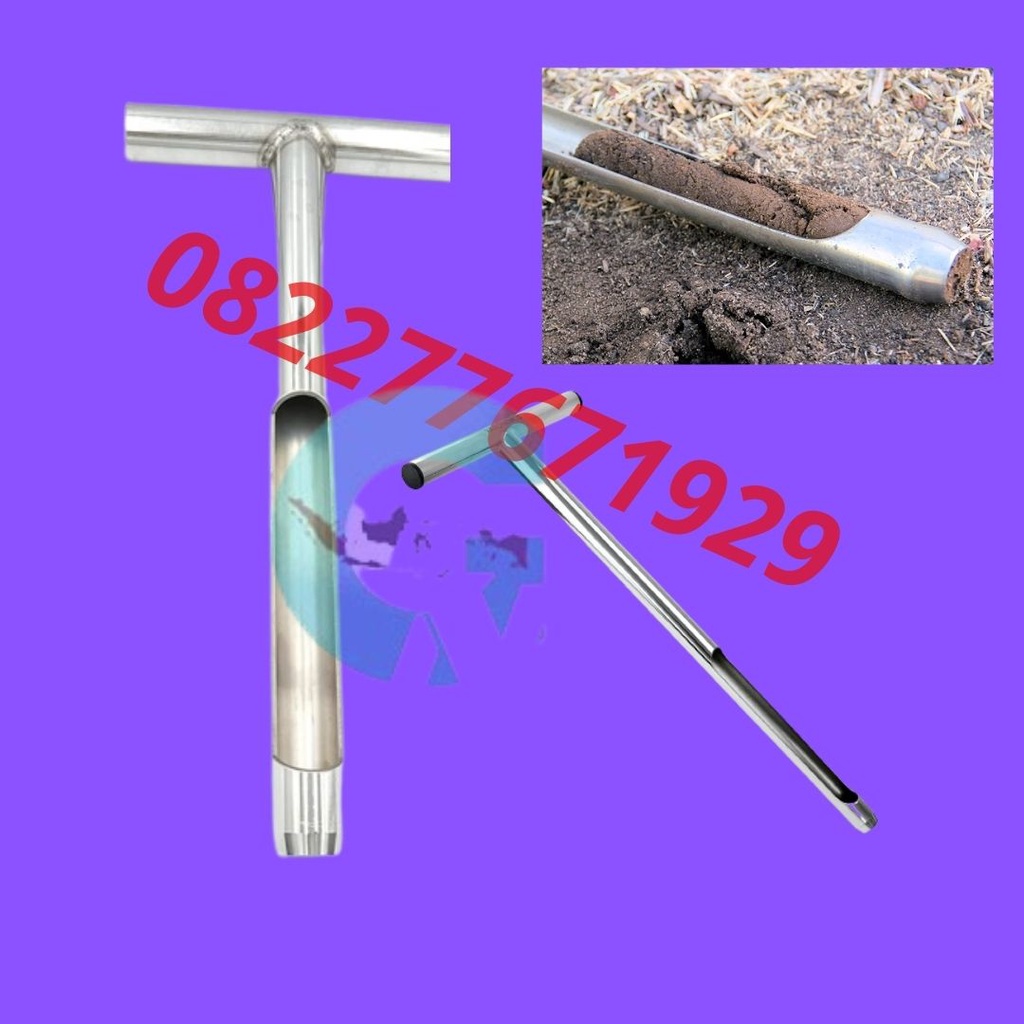 Jual Soil Probe Probes Sampler Tanah Stainless Steel Auger | Shopee ...
