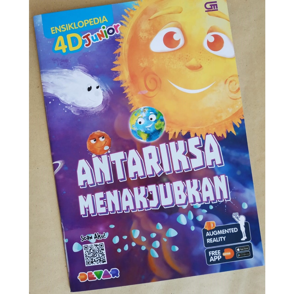 Jual Buku Anak Ensiklopedia 4D Junior Antariksa Menakjubkan - Buku AR ...