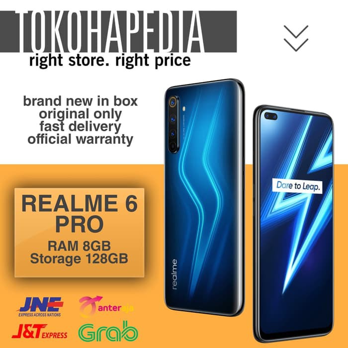 Jual REALME 6 PRO 8/128 8GB 128GB GARANSI RESMI REALME | Shopee Indonesia