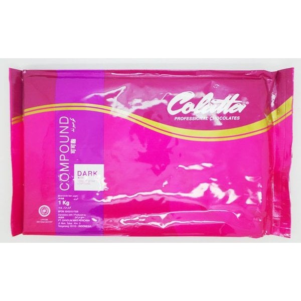 Jual COKLAT COLATTA DARK COMPOUND 1KG | Shopee Indonesia