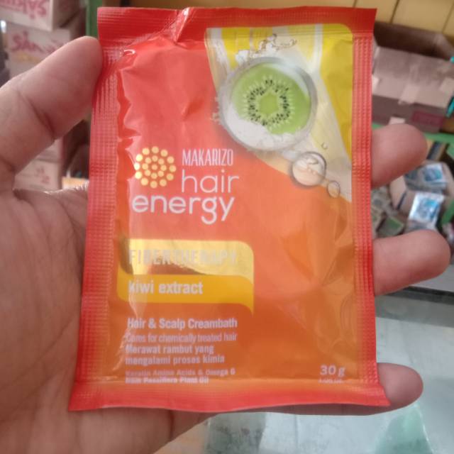 Jual HAIR ENERGY MAKARIZO/ KRIMBAT RAMBUT MAKARIZO kemasan sachet ...