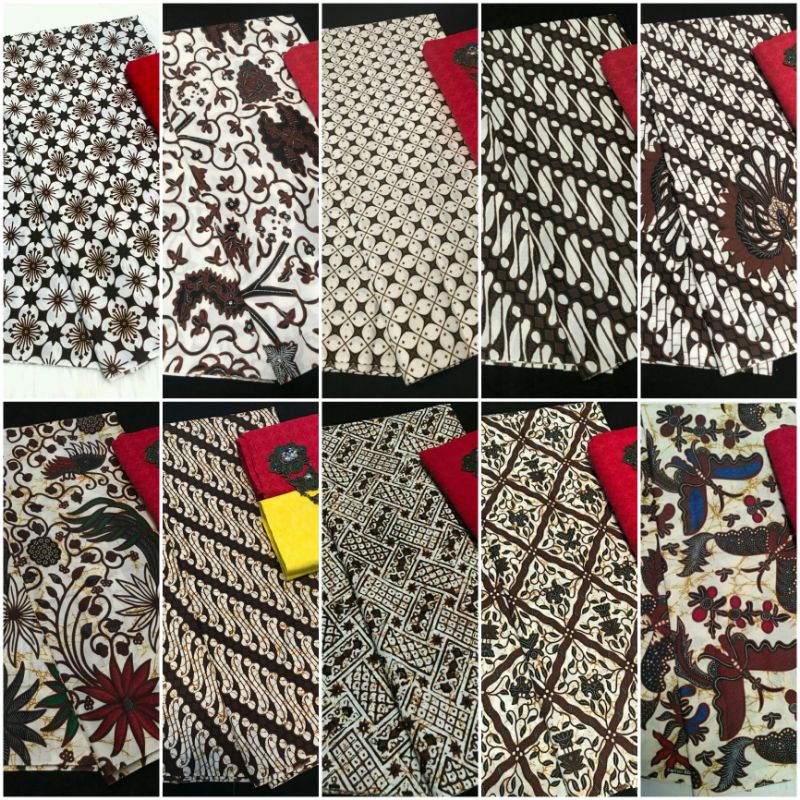 Jual KAIN BATIK HALUS WARNA PUTIH COKLAT PUTIHAN KAIN BATIK SOGAN HALUS KEBAT | Shopee Indonesia