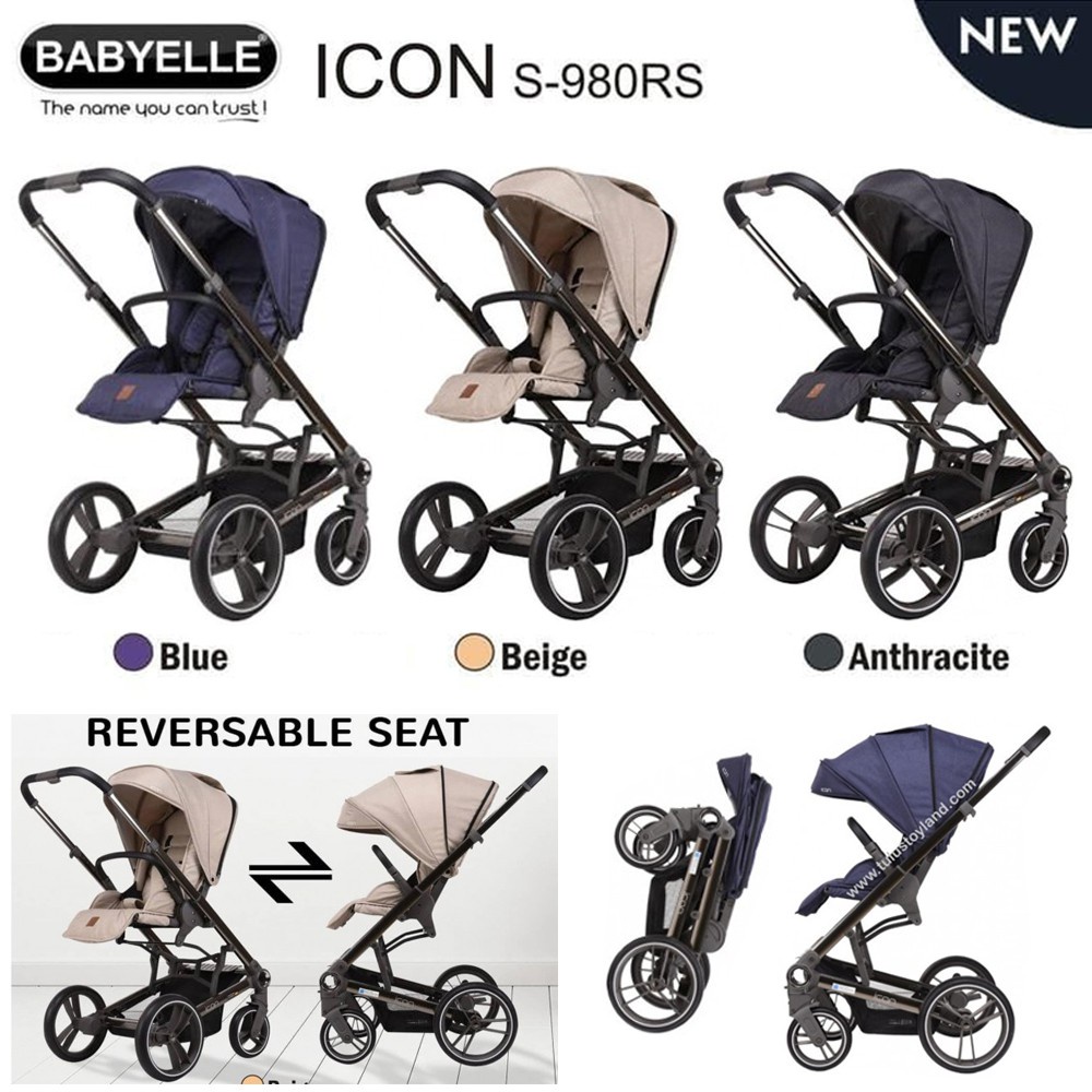 Jual Stroller Baby Elle BabyElle S 980 RS Icon / Kereta Dorong Bayi ...