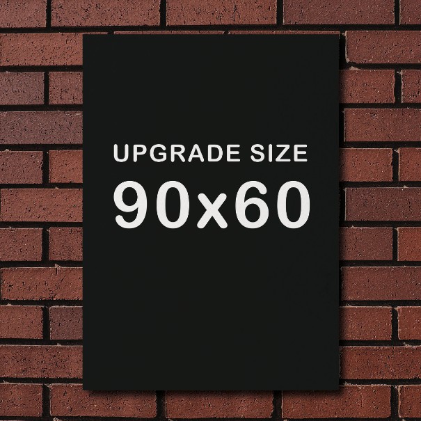 Jual Poster Custom + Bingkai Kayu (90x60) | Shopee Indonesia