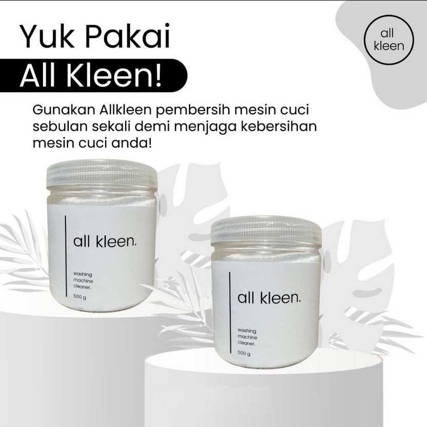 Jual Allkleen Washing Machine Cleaner 500g Pembersih Mesin Cuci (Free ...