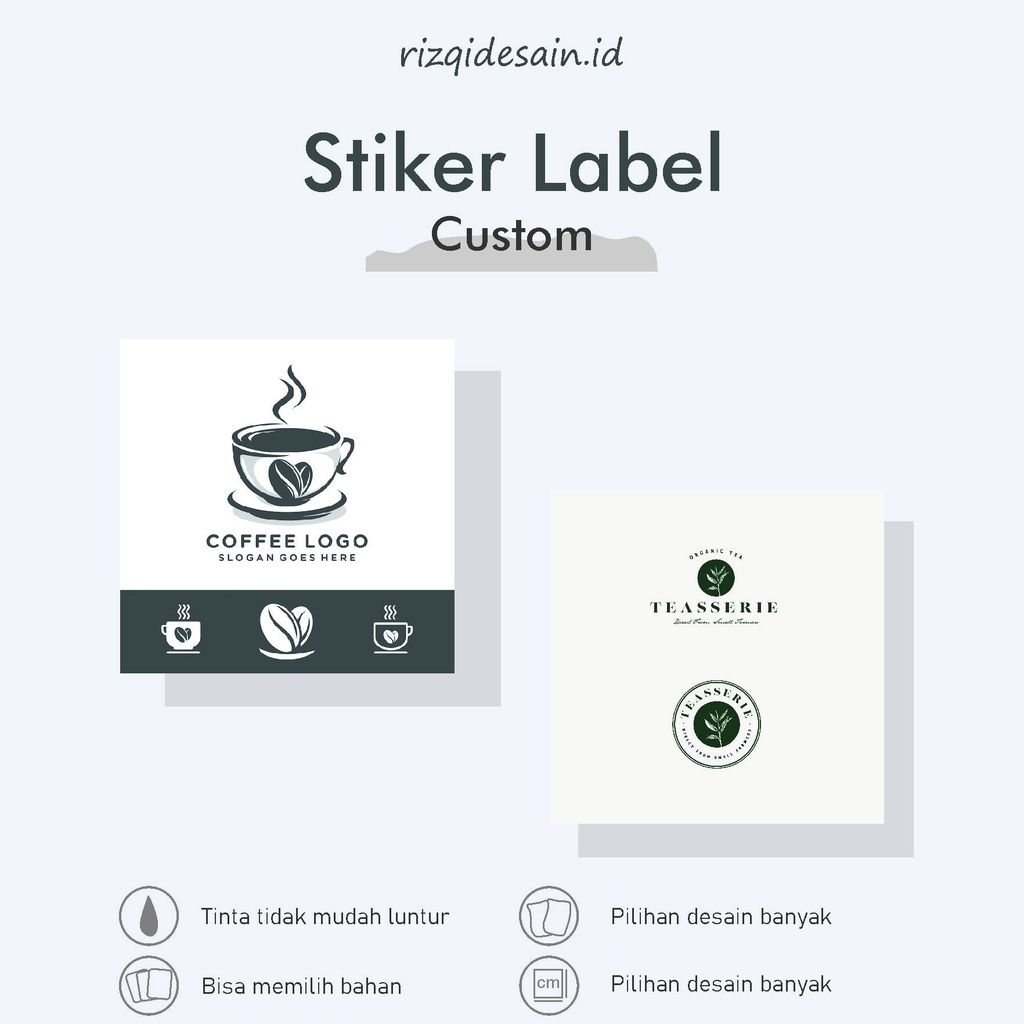 Jual CETAK STIKER LABEL KEMASAN KROMO + CUTTING PUTUS (persegi/panjang ...