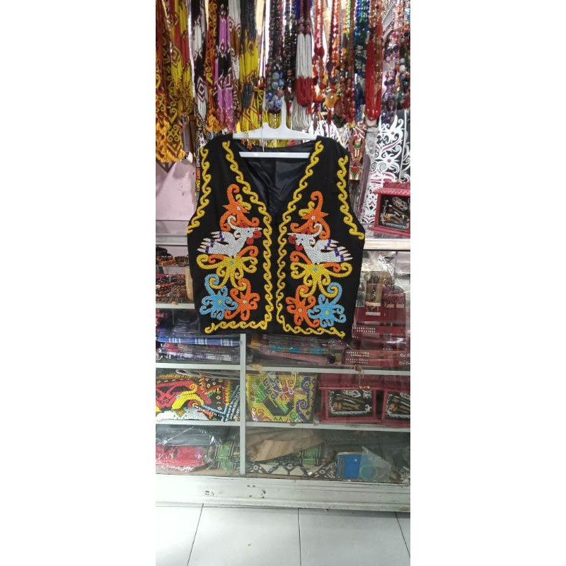 Jual rompi dayak/baju dayak/ atasan dayak/ baju manik/kostum manik ...