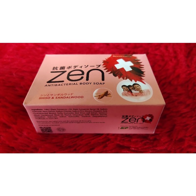 Jual SABUN ZEN/ZEN ANTIBACTERIAL BODY SOAP/ ZEN 80GRAM | Shopee Indonesia