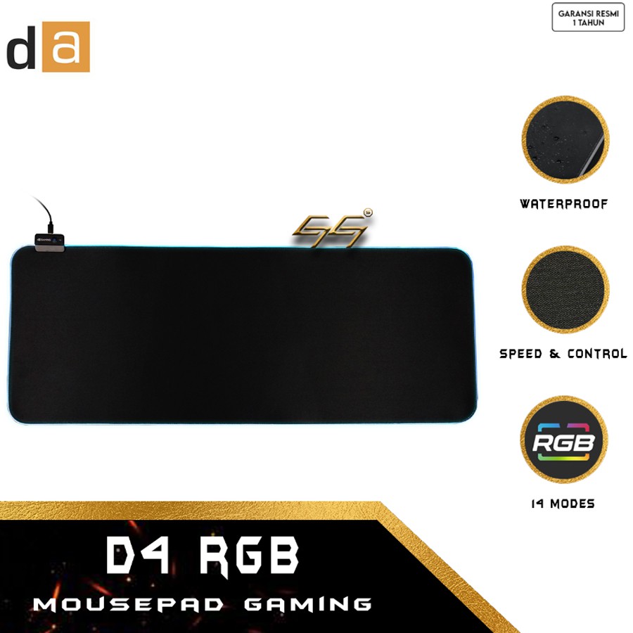 Jual Mousepad Gaming Digital Alliance D4 RGB (XL) | Shopee Indonesia