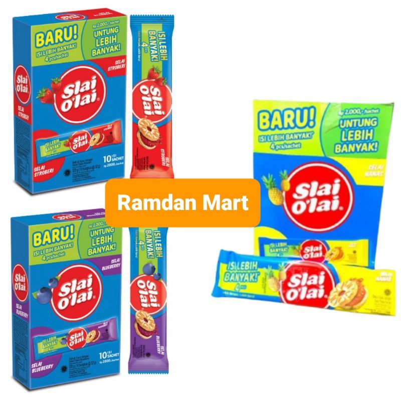 Jual Slai olai PerBOX isi 10 Bungkus | Shopee Indonesia