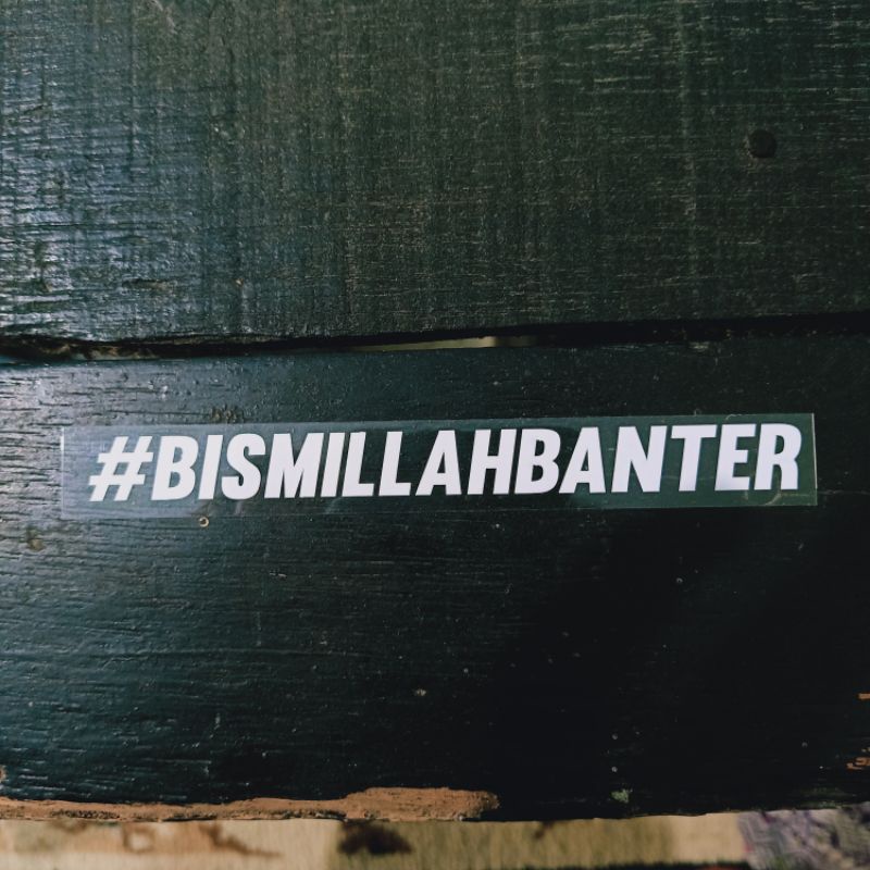 Jual sticker stiker cutting bismillah banter | Shopee Indonesia