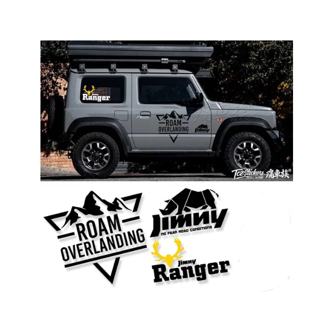 Jual cutting sticker mobil taff jimni feroza jeep dll | Shopee Indonesia