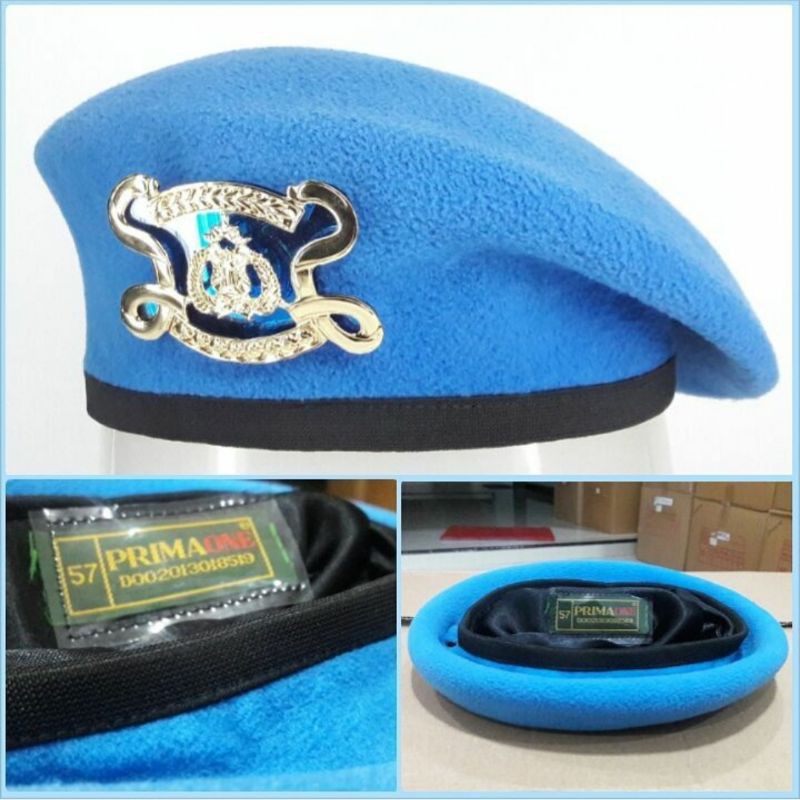 Jual baret militer primaone / baret provos polri | Shopee Indonesia