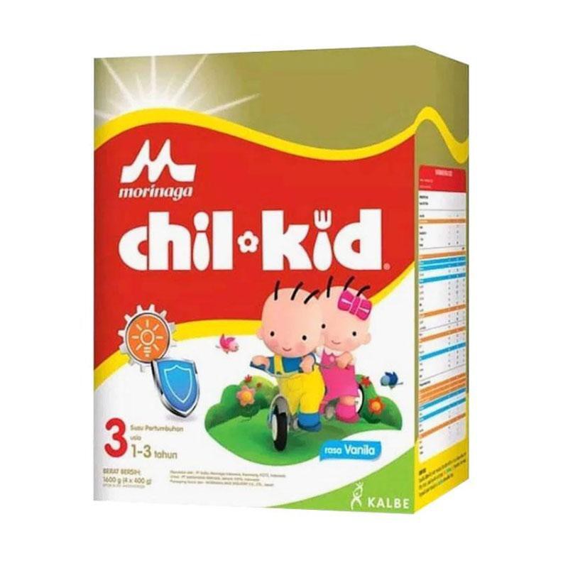 Jual Morinaga Chil Kid 3 Vanila Susu Formula (1600 g) | Shopee Indonesia