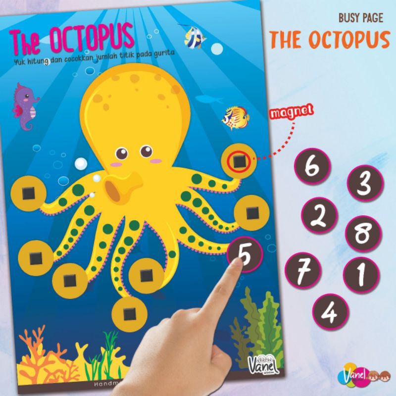 Jual Busy Page THE OCTOPUS | Shopee Indonesia